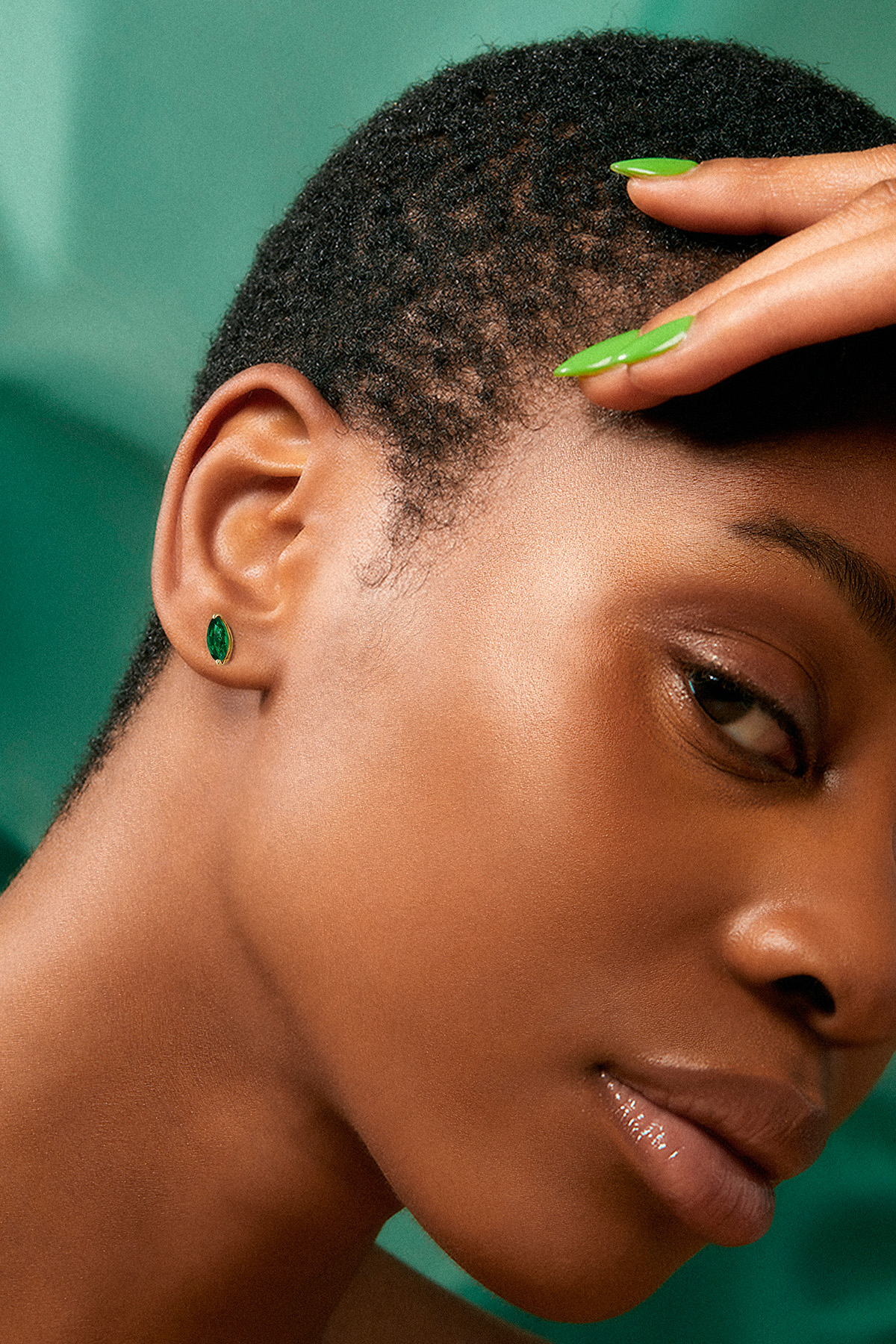 House of Meraki x Gemfields Alice Emerald Stud Earrings - Gemfields