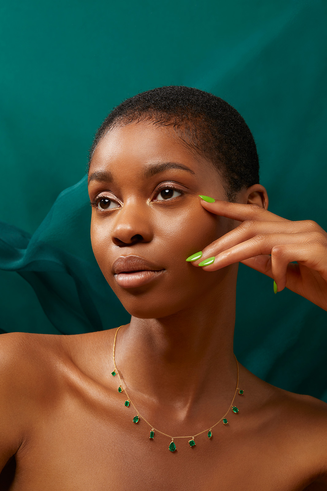 House of Meraki x Gemfields Vania Emerald Necklace - Gemfields