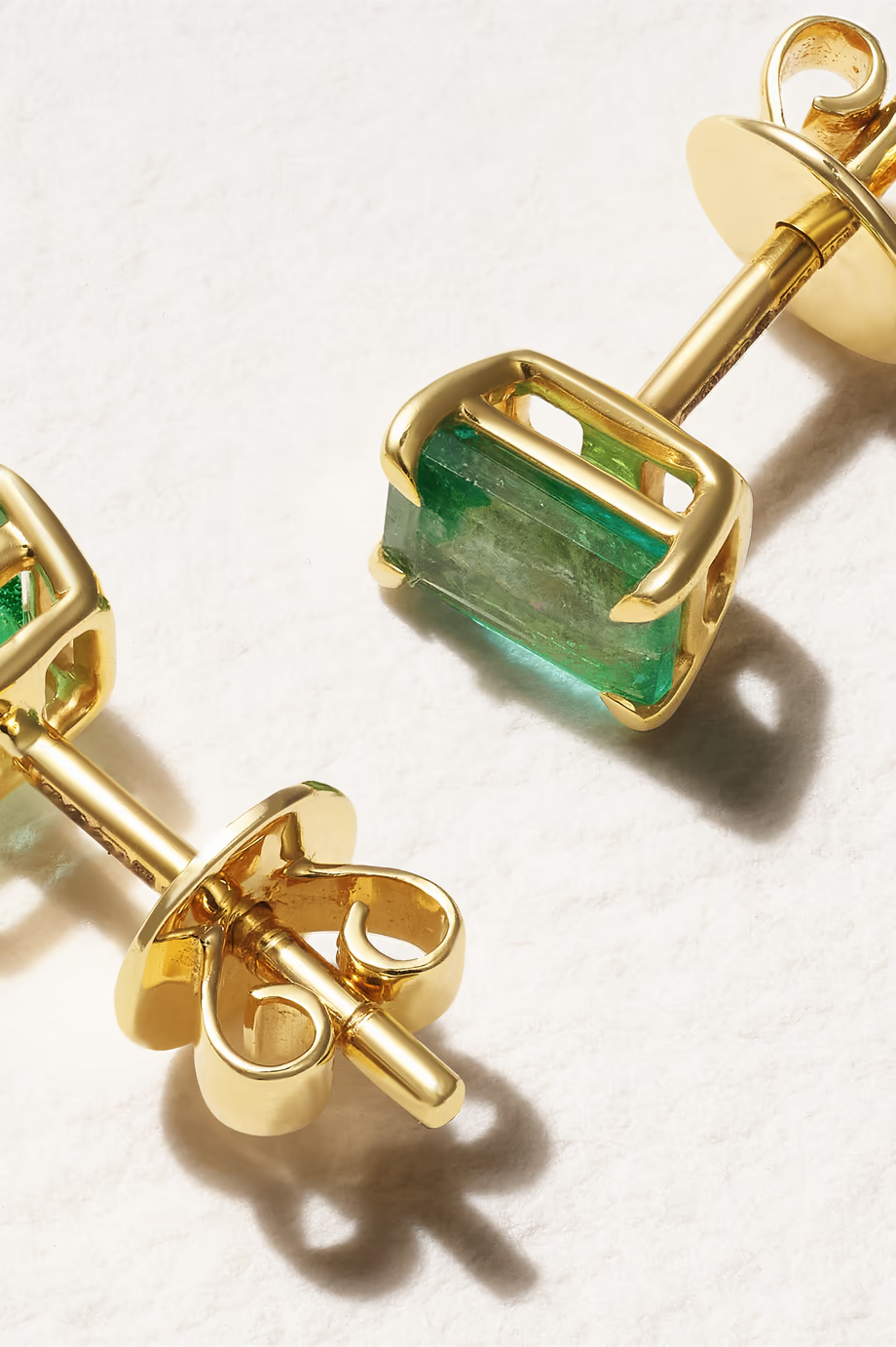 House of Meraki x Gemfields Aria Mini Emerald Stud Earrings - Gemfields